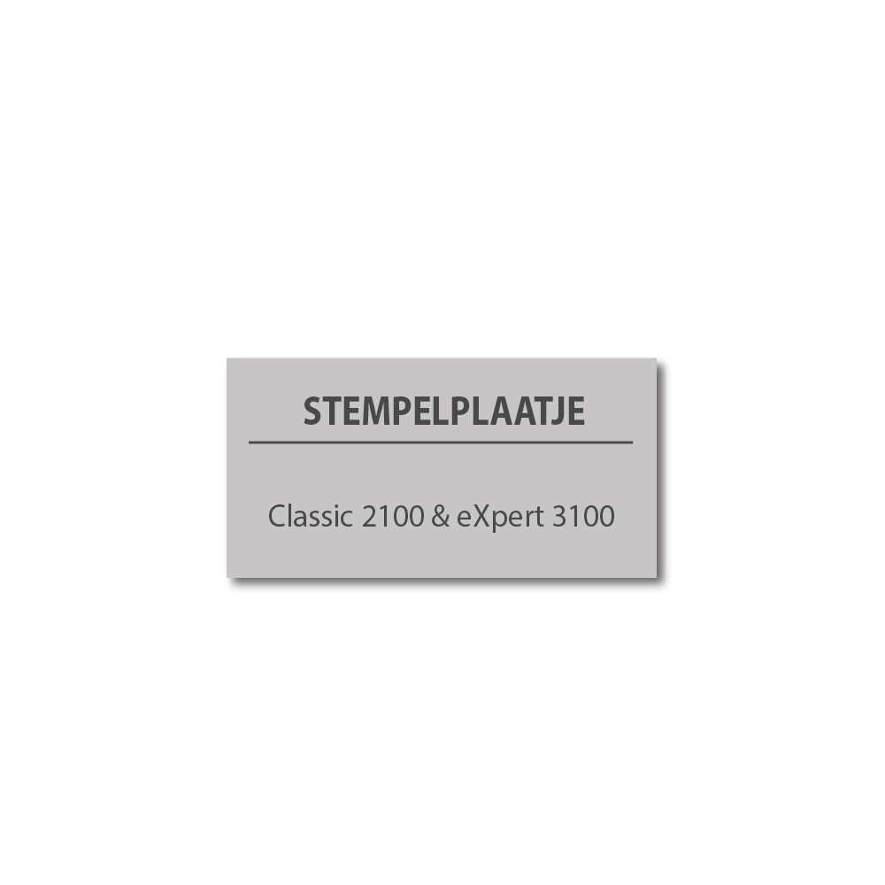 Stempelplaatje Colop 2100 & 3100 kopen? I Bureaustempels.be