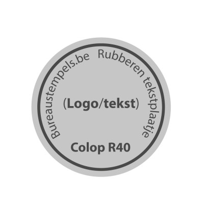 Stempelplaatje Colop Printer R40 | Bureaustempels.be