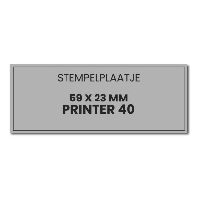 Stempelplaatje Colop Printer 40 kopen? I Bureaustempels.be