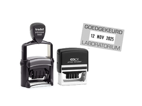 Stempels laten maken met tekst / logo | Bureaustempels.be