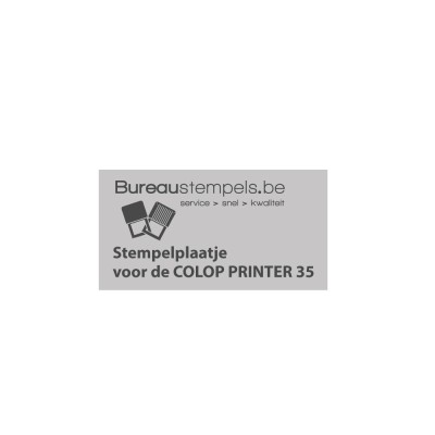 Stempelplaatje Colop Printer 35 kopen? I Bureaustempels.be